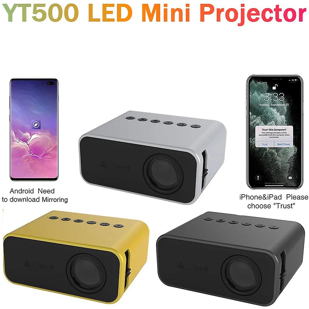Proiector inteligent, YT500, AirPlay, Miracast, Wcast - eMAG.ro