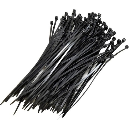 Set 100 buc coliere (soricei) plastic negre, 200 x 2.5 mm - eMAG.ro