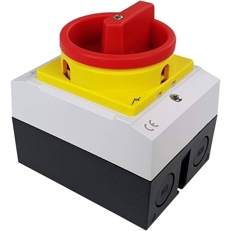 Intrerupator industrial aplicat casetat 20A 4kw 0-1 On-Off 4 poli 400V ...