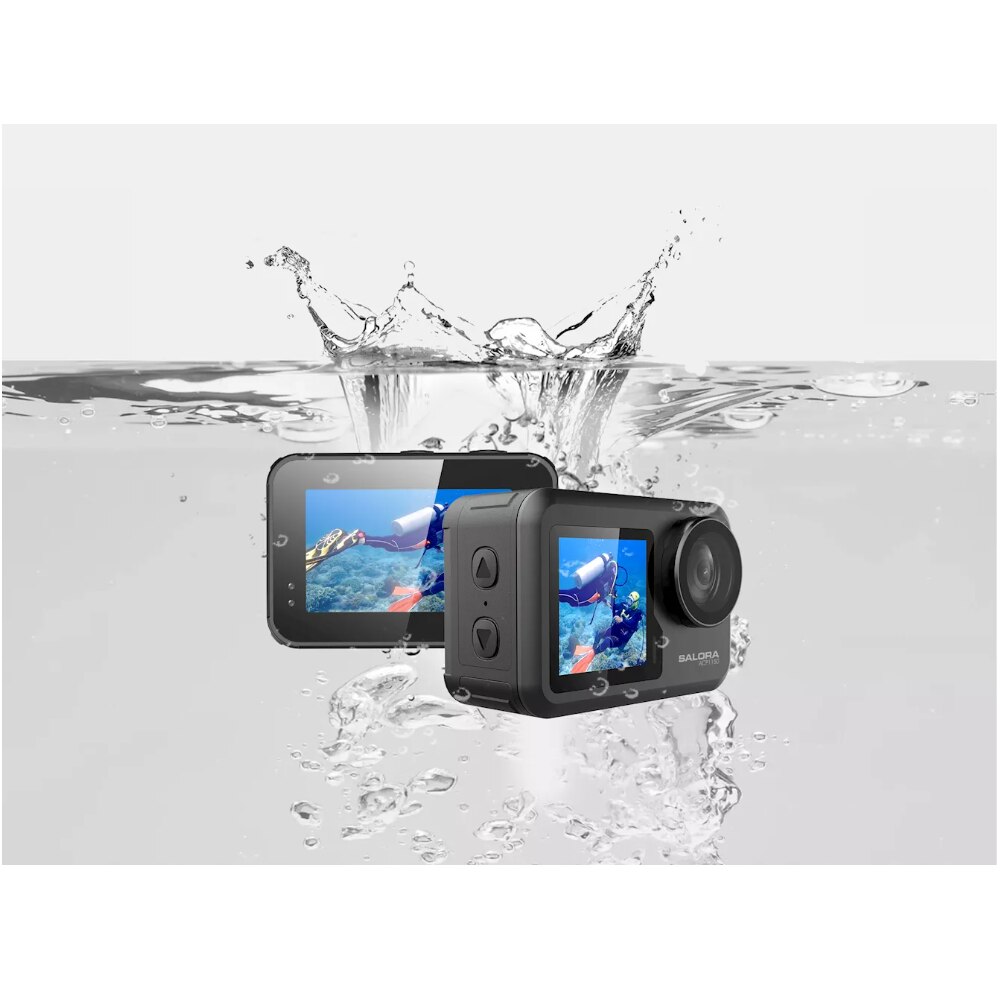 Camera video sport Salora, ACP1150, 4K Ultra HD, max.120 FPS, rezolutie ...