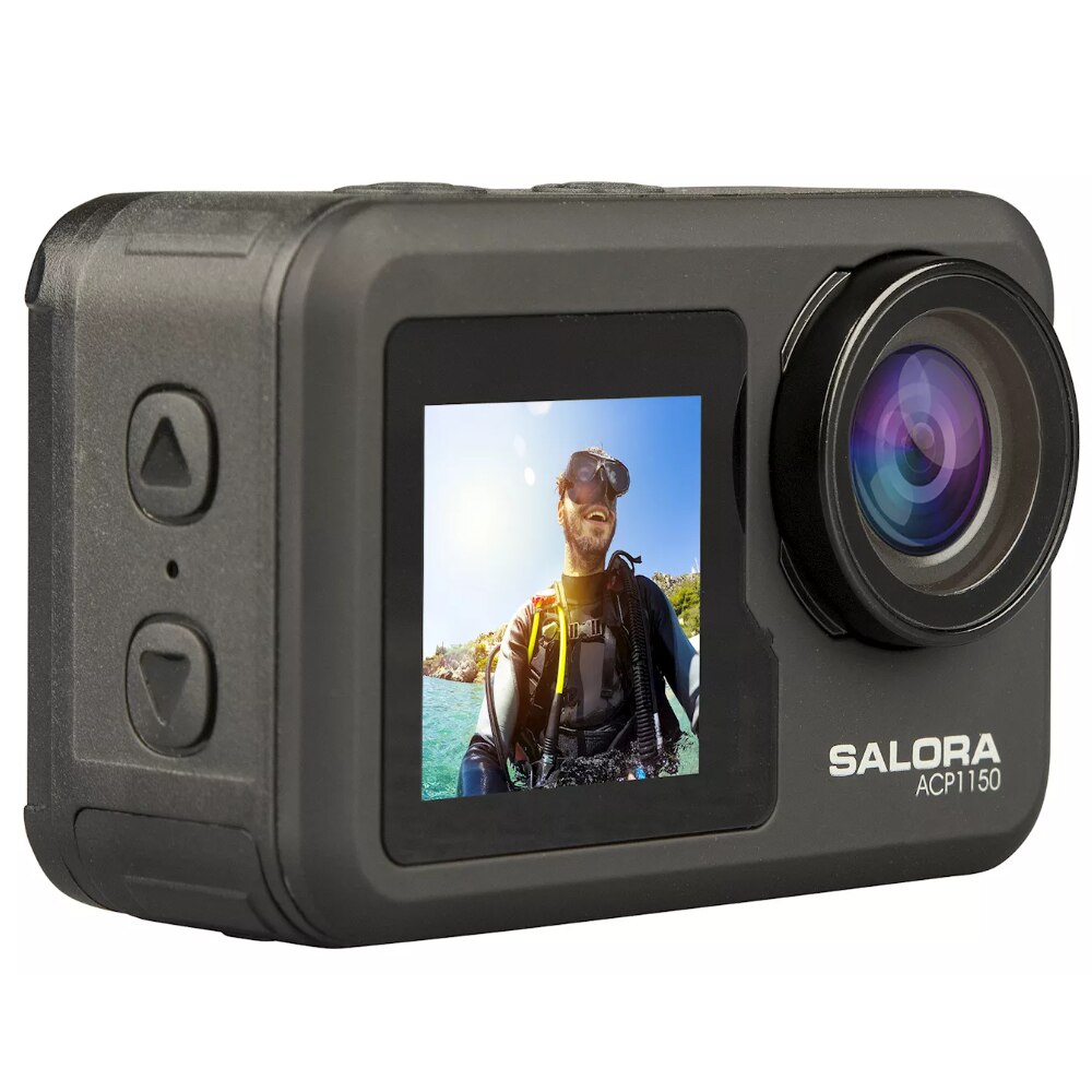 Camera video sport Salora, ACP1150, 4K Ultra HD, max.120 FPS, rezolutie ...