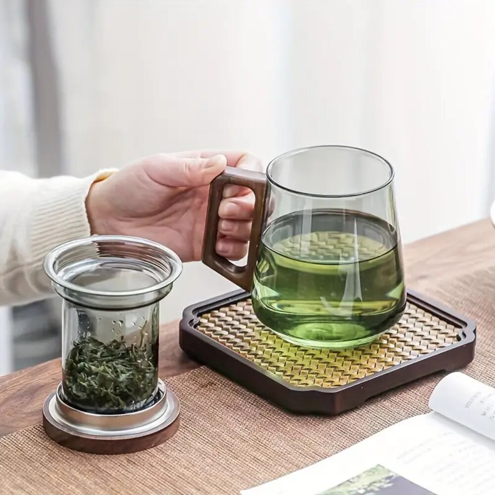 Cana cu infuzor, Quasar & Co.®, recipient pentru ceai/cafea, capac si ...