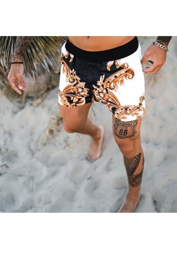 Férfi Nyári öltöny, Alkalmi, Hawaii Stílus, MeK Fine, Ing és Rövid ...