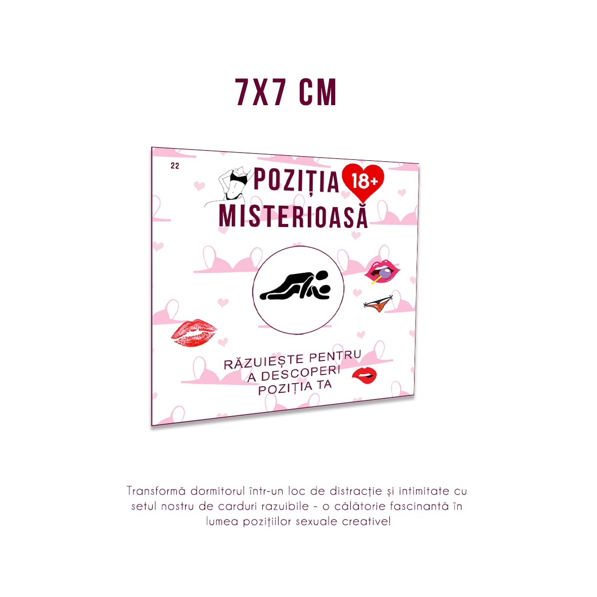 Set 8 Carduri Razuibile cu Pozitii Sexuale Kamasutra, JOYSTOS, Pozitia ...