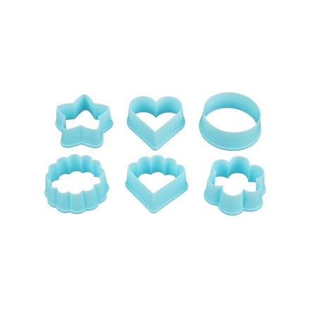 Set 6 forme prajituri, albastre - eMAG.ro