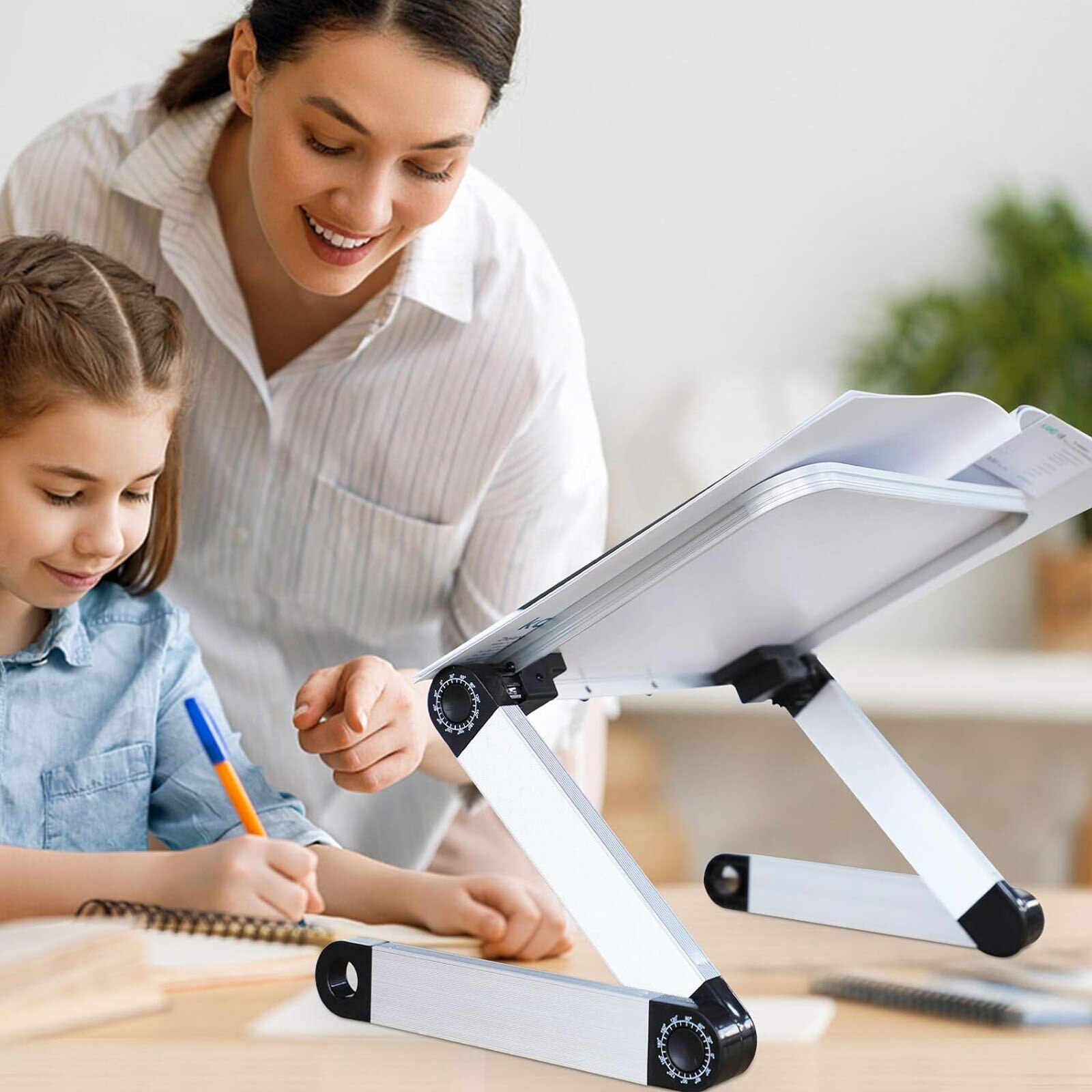 Suport pentru citit carti sau tableta, Hggzeg, Inaltime si unghi ...