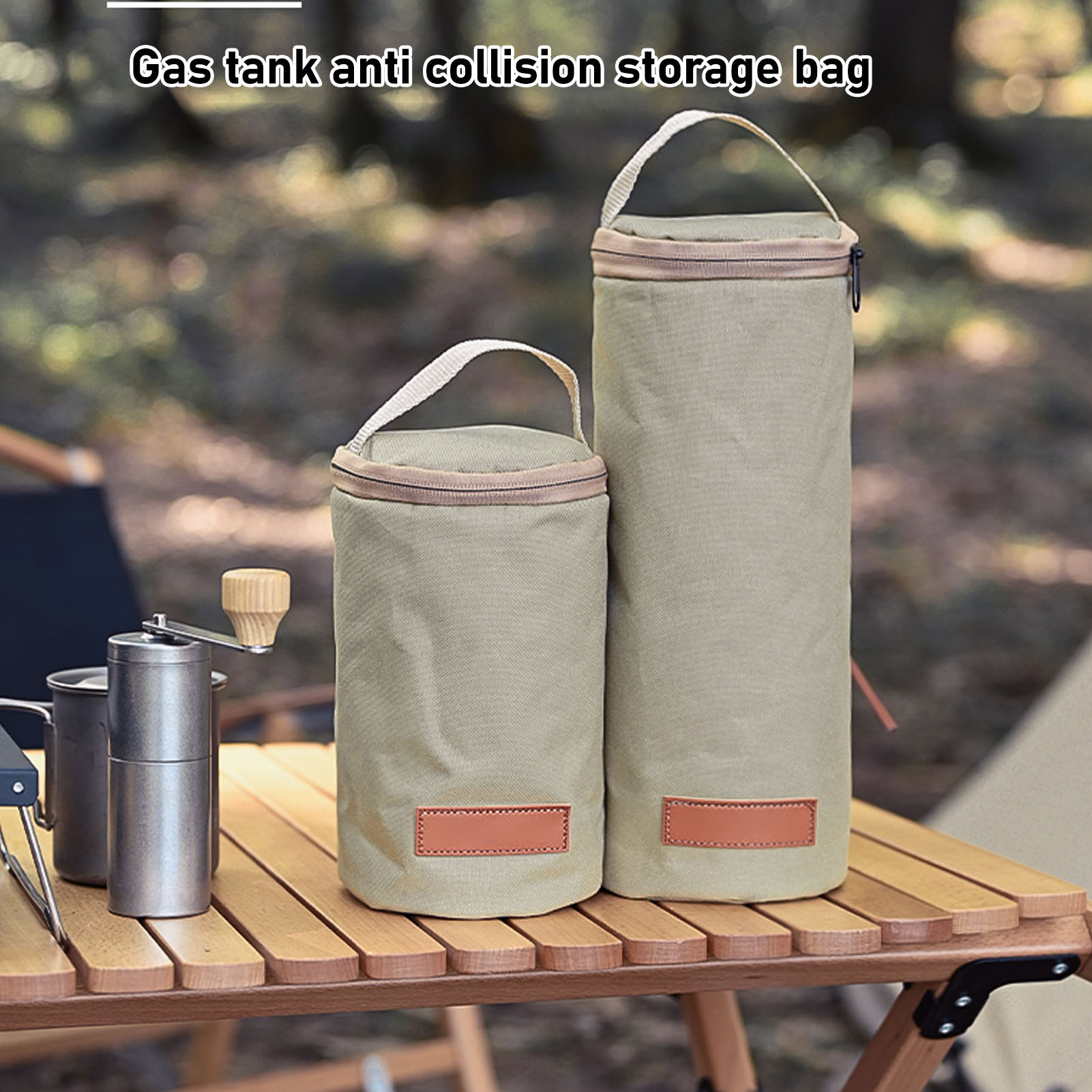 Geanta butelie gaz, Panza, Pentru camping, Verde - eMAG.ro