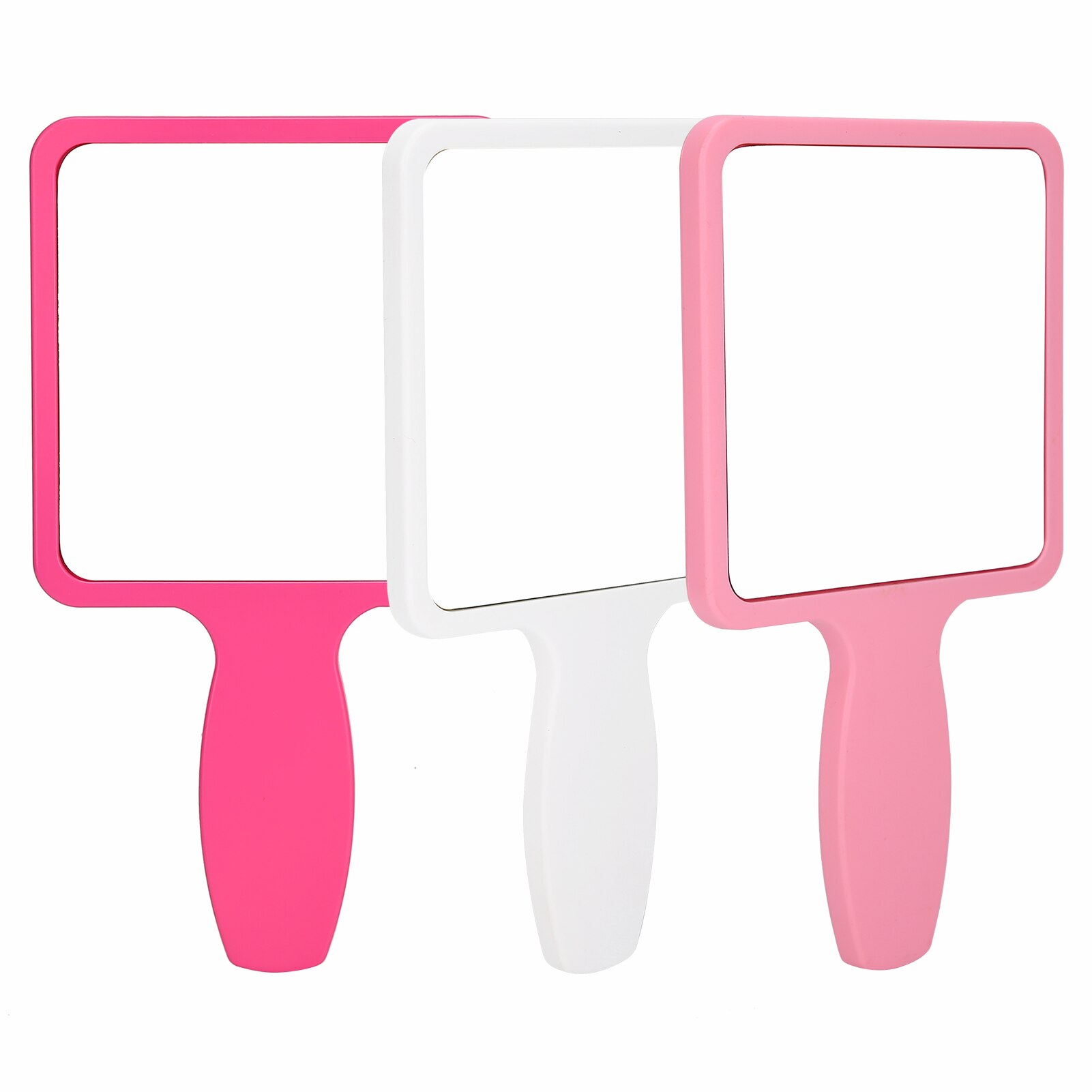 Set 3 oglinzi cosmetice, Plastic/Sticla, Multicolor - eMAG.ro