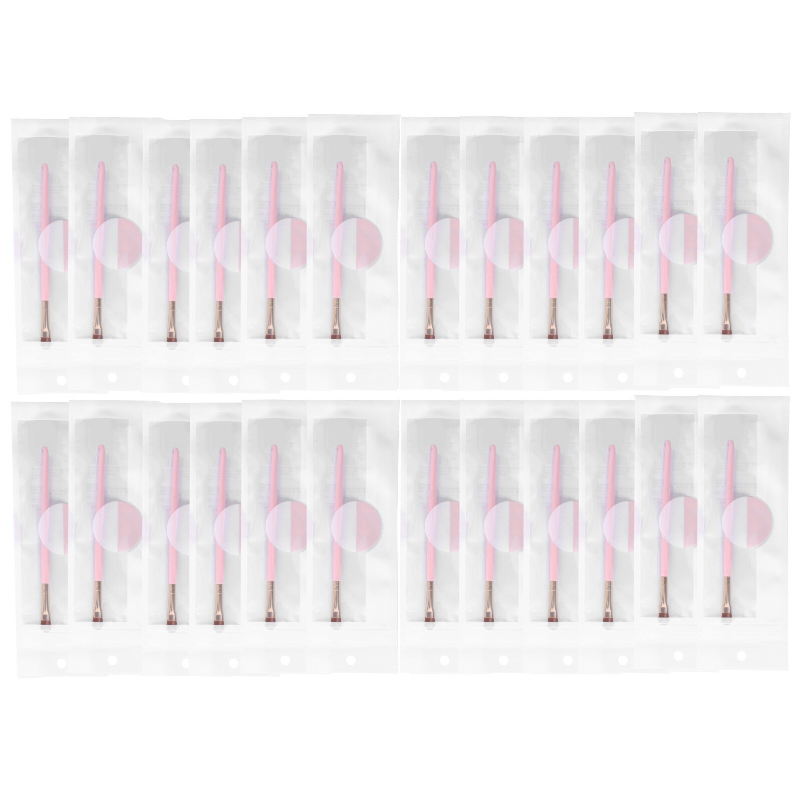 Set 24 pensule, Plastic, Roz - eMAG.ro