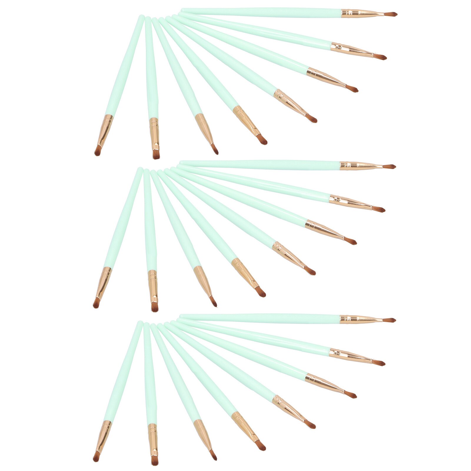 Set 24 pensule machiaj, Pentru ruj, Verde - eMAG.ro