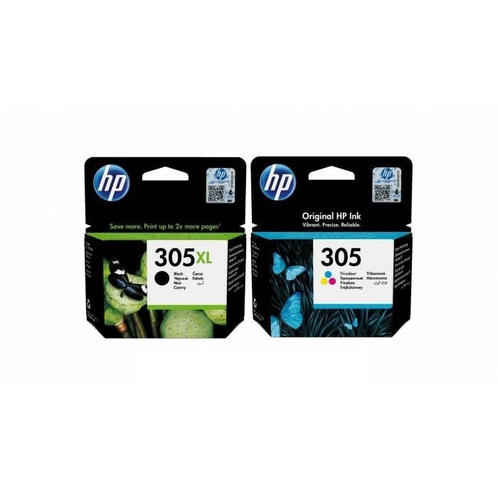 Set 2 cartuse HP 305XL Negru, HP 305 Color pentru HP Deskjet 2320 2710 ...