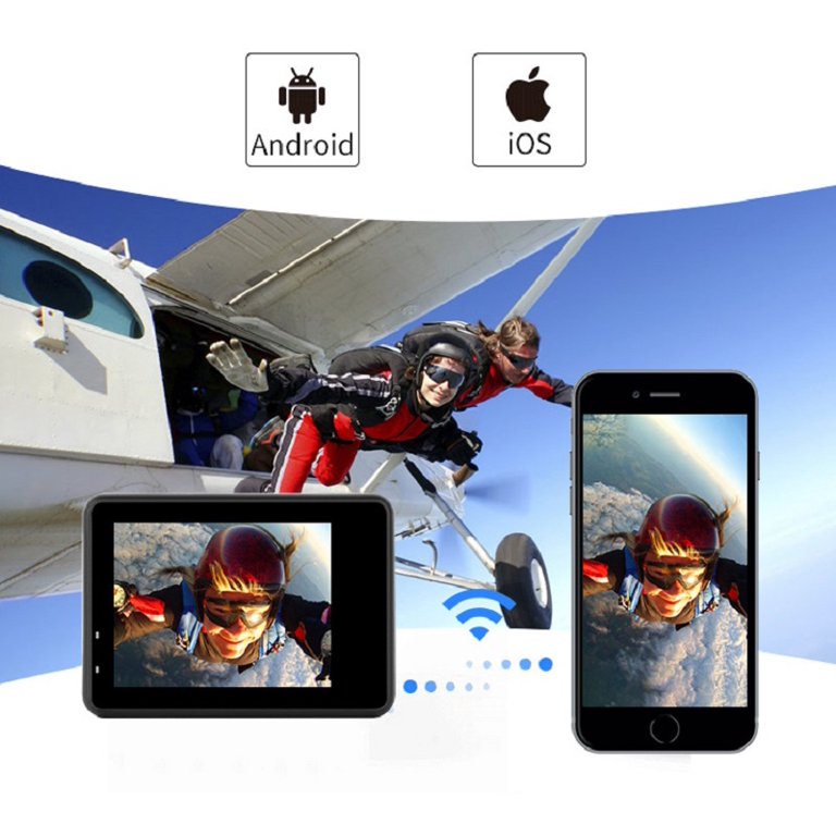 Camera de Actiune idealSTORE SmartGO-Cam 4K Ultra HD, Foto 24 MP, Video ...