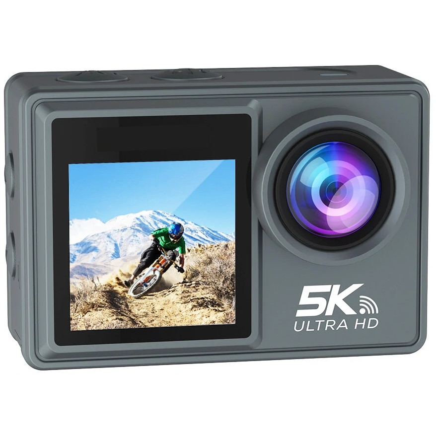 Camera de Actiune idealSTORE SmartSONY-Cam 5K Ultra HD, Foto 24 MP, 256 ...