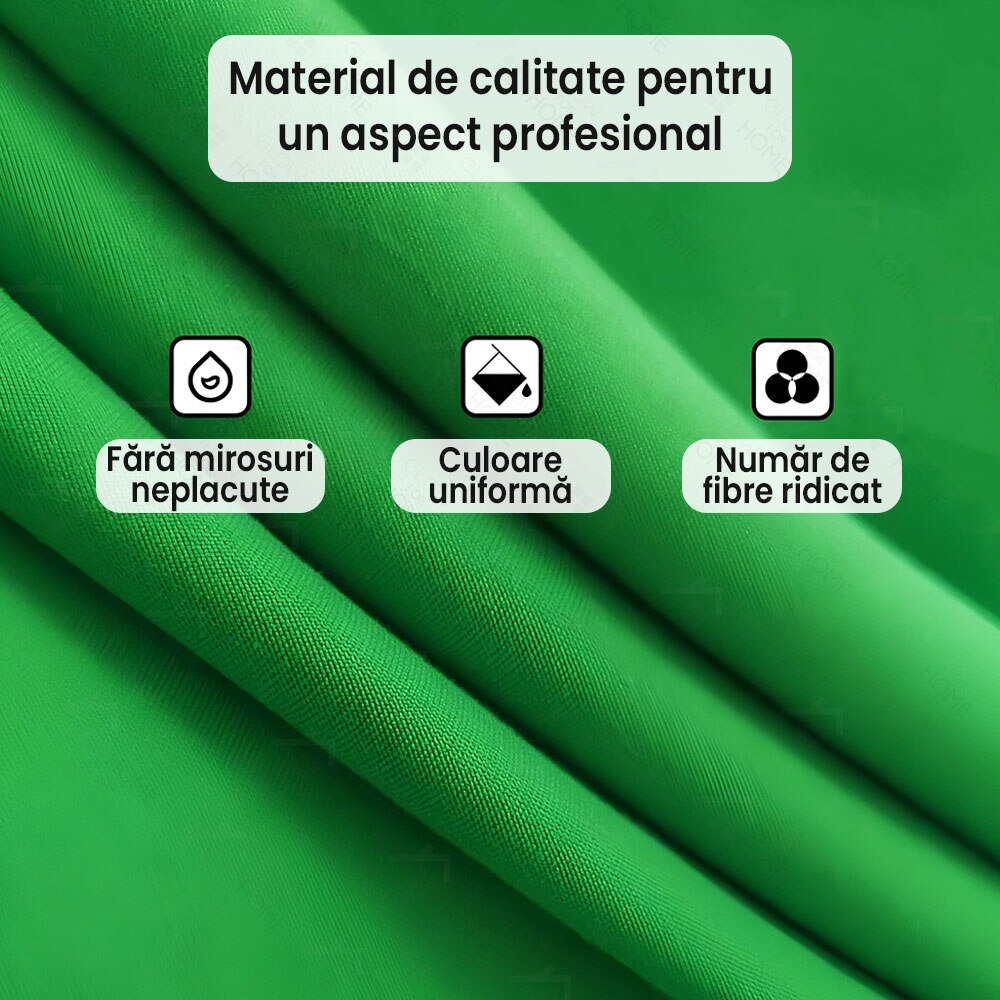 Kit perete fundal verde profesional pentru studio foto/video ...