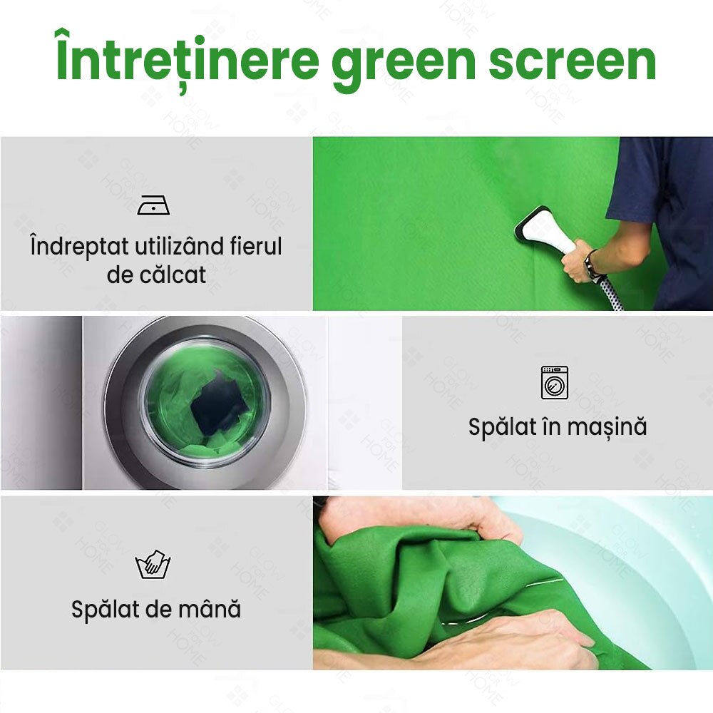 Kit perete fundal verde profesional pentru studio foto/video ...
