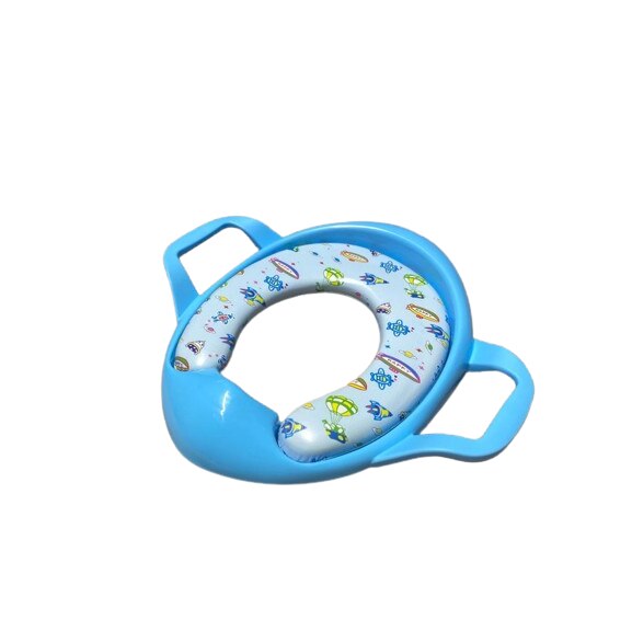 Reductor WC, pentru copii, RDB-8035, cu pernuta, Albastru - eMAG.ro