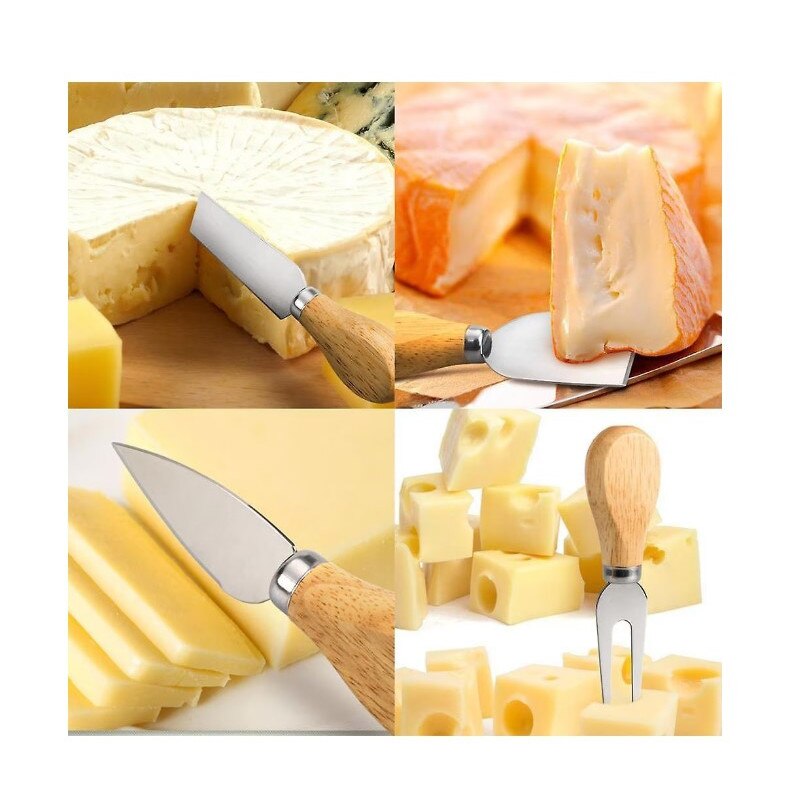 Set 6 cutite branza, maner din bambus - eMAG.ro