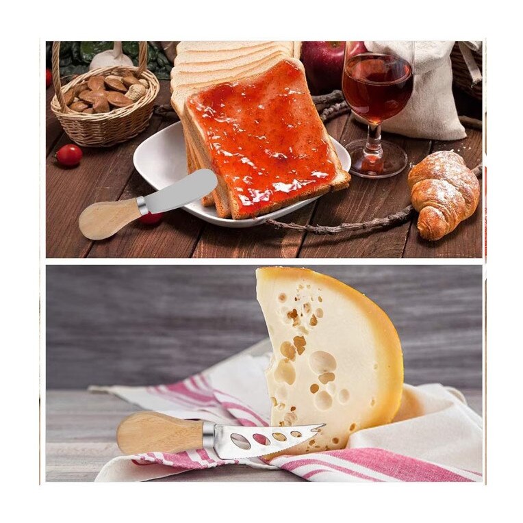 Set 6 cutite branza, maner din bambus - eMAG.ro