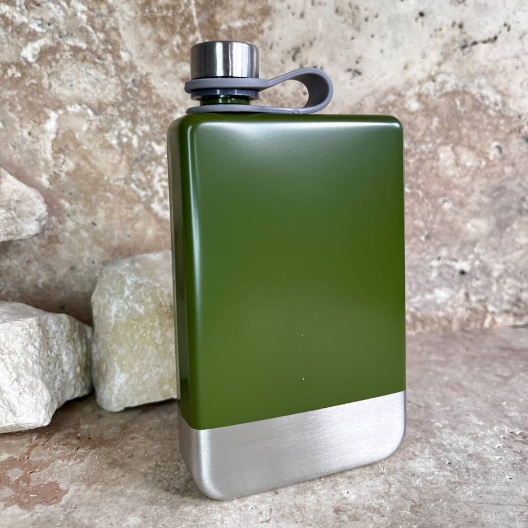 Plosca inox de buzunar, 260 ml, verde - eMAG.ro