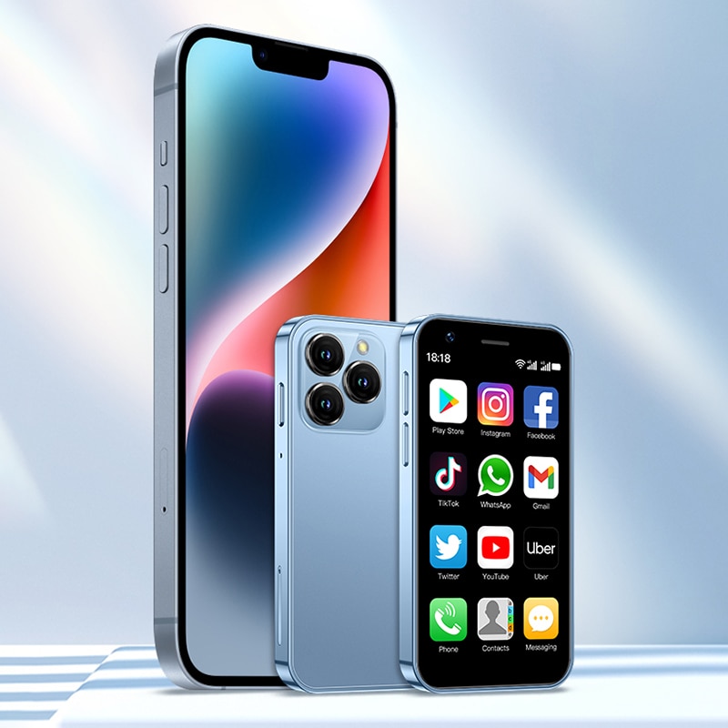 Smartphone XS16, Rainbuvvy, 3 Inch, Android 10, 16GB, Albastru - eMAG.ro