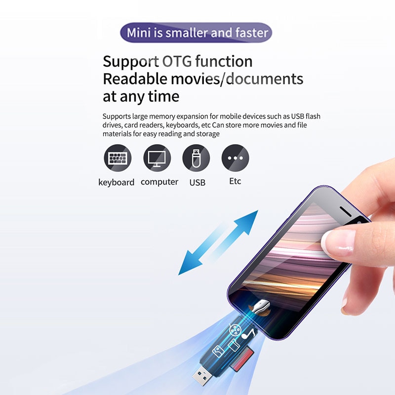 Smartphone XS15 Pro, Rainbuvvy, 3.0 Inch, Android 9.0, 16GB, 2GB RAM ...