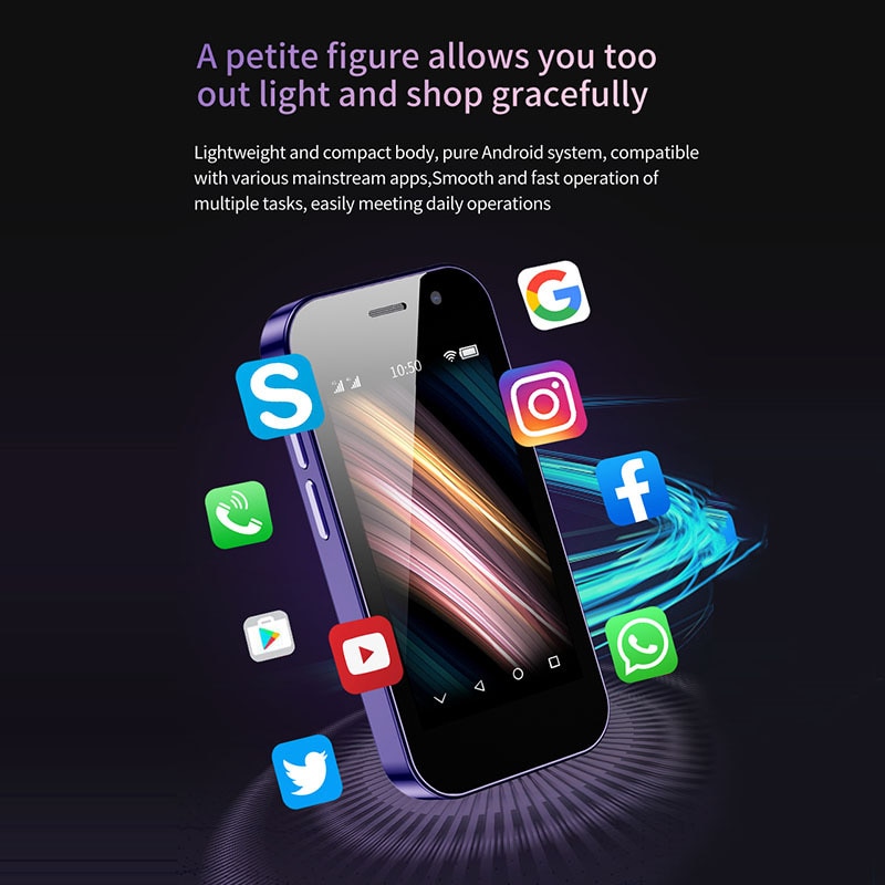 Smartphone XS15 Pro, Rainbuvvy, 3.0 Inch, Android 9.0, 16GB, 2GB RAM ...