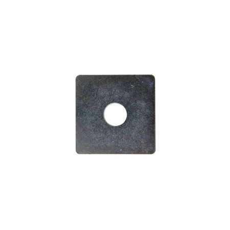 Set 10 saibe patrate zincate, otel galvanizat, 50 x 50 x 3mm, M12 ...