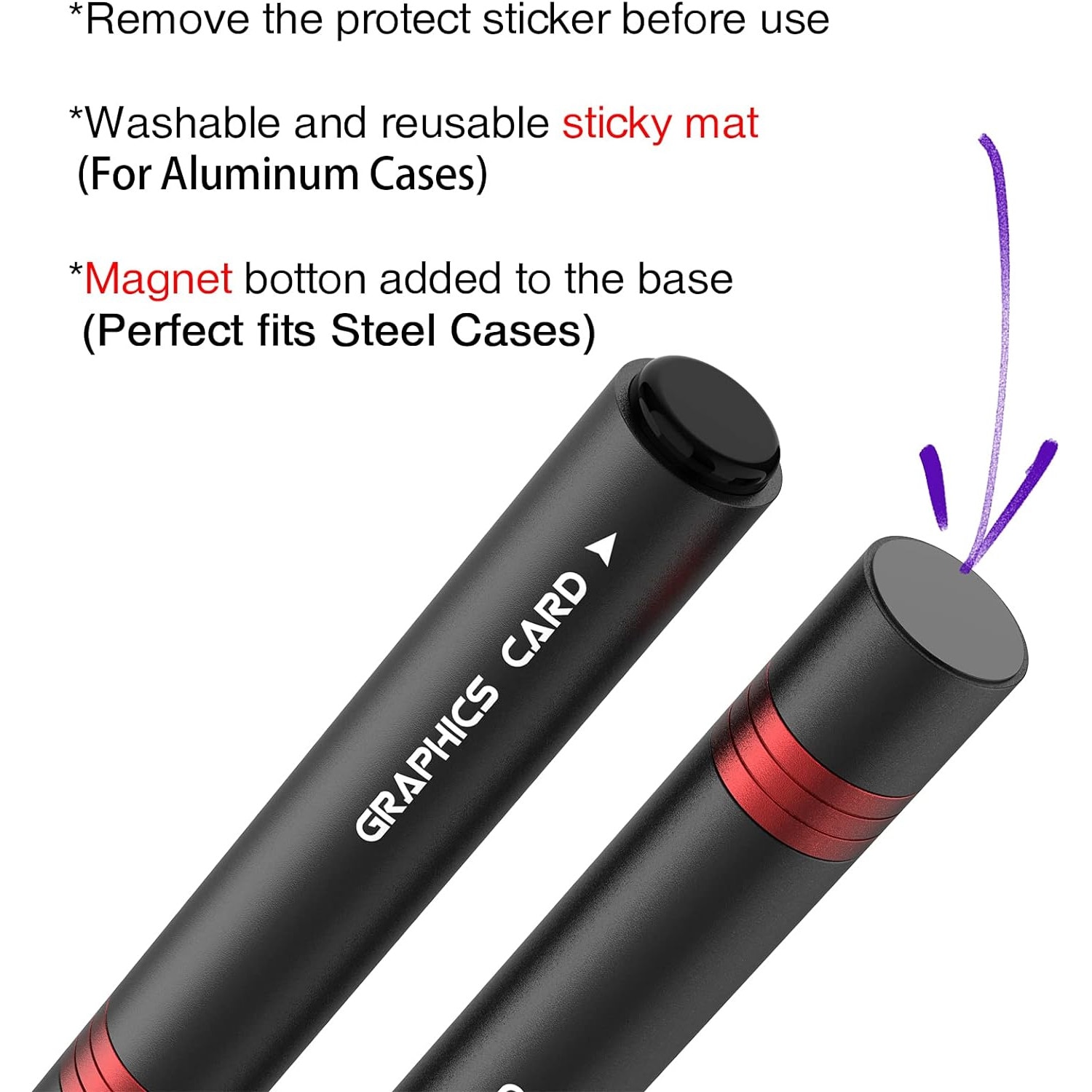 Suport Placa Video, GPU Extensibil 78mm-125mm, JENUOS®, Telescopic ...