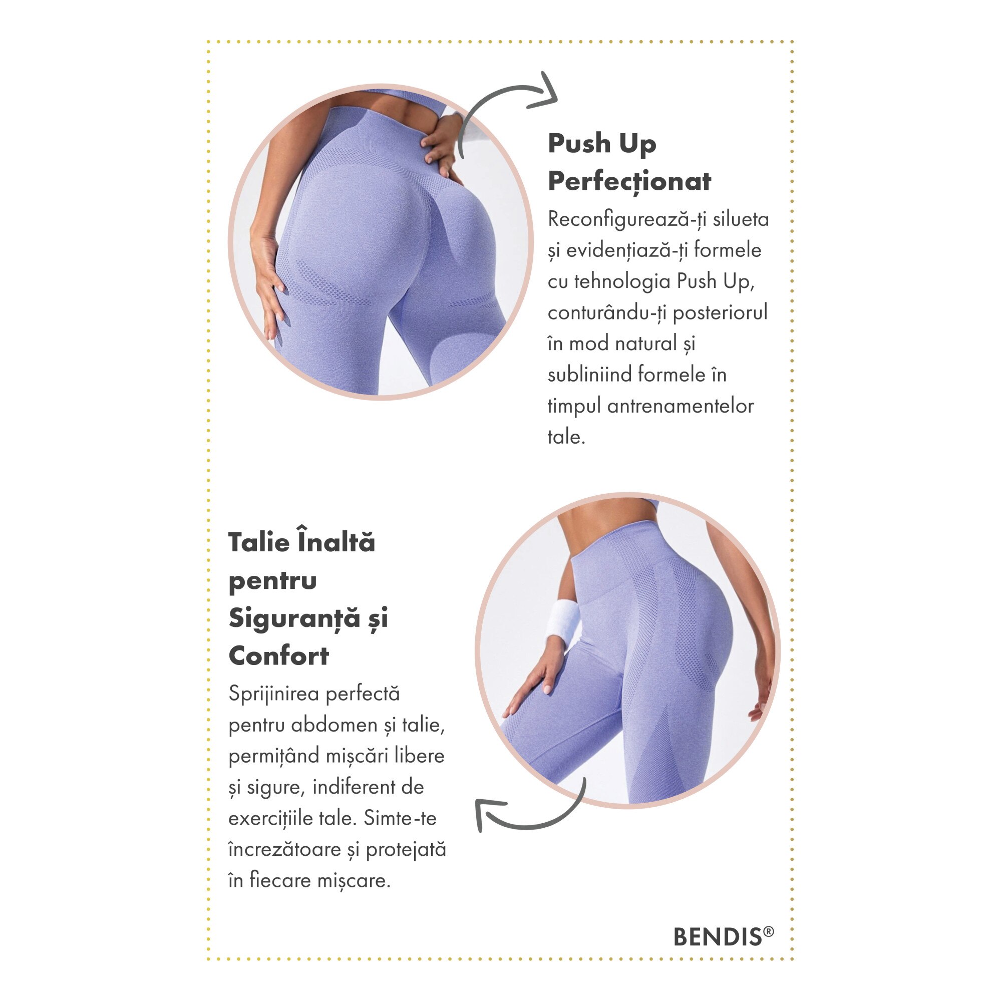 Colanti Push Up pentru Fitness, cu Talie Inalta, Elastici, Respirabili ...