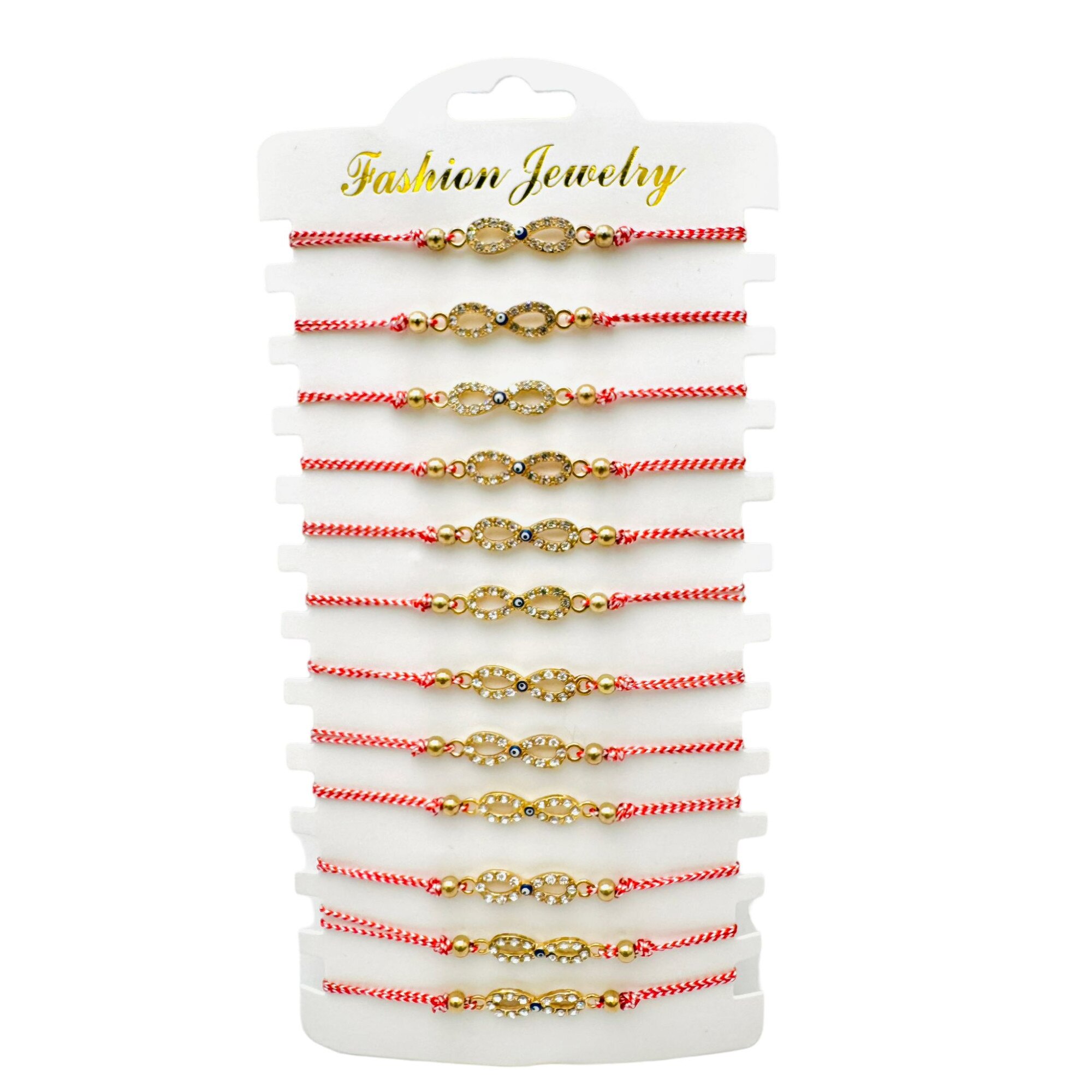 Set 12 Bratari Martisor Infinity Love, snur reglabil - eMAG.ro