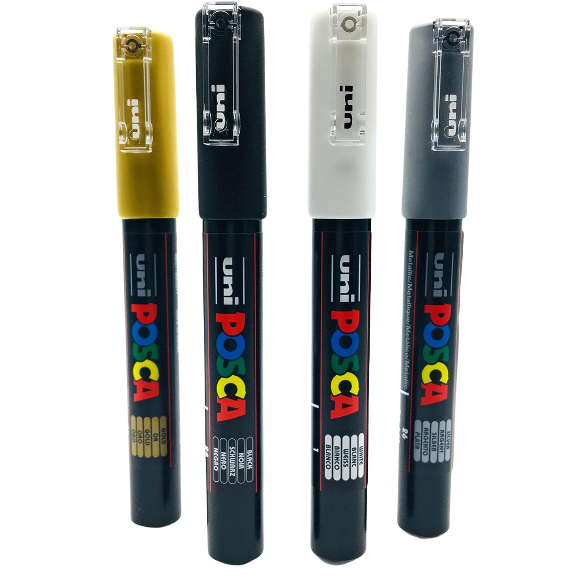 Set 14 Markere Posca, PC-5M, PC-3M, PC-1MC, Multicolor, Sac Posca - eMAG.ro