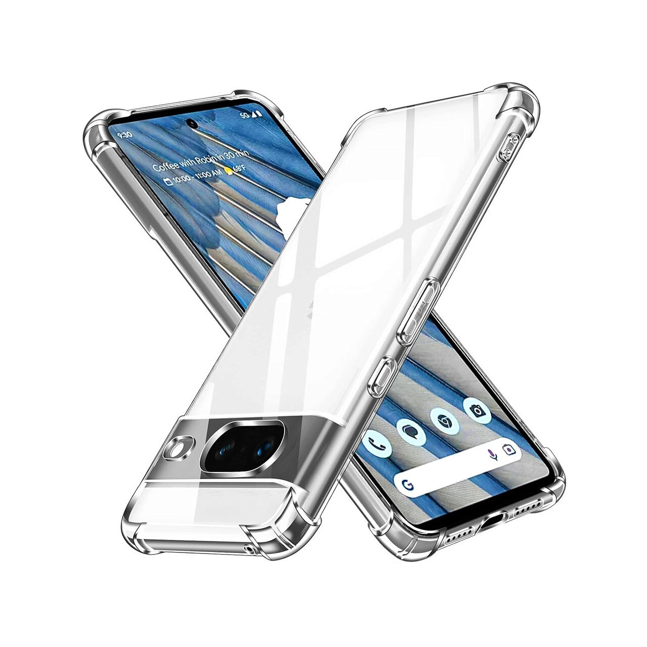 Husa pentru Google Pixel 7 Techsuit Shockproof Silicone Transparent ...