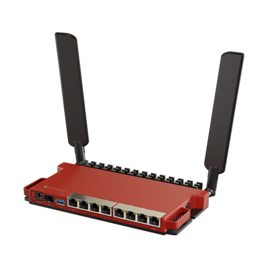Router wireless, MIKROTIK, 2.4 GHz, 8x1000Mbps + 1x2500Mbps SFP, AX600 ...