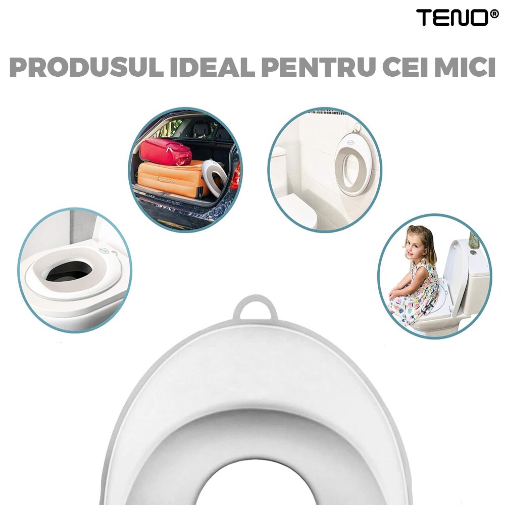 Reductor WC Copii Teno®, suprafata antiderapanta, confortabil ...