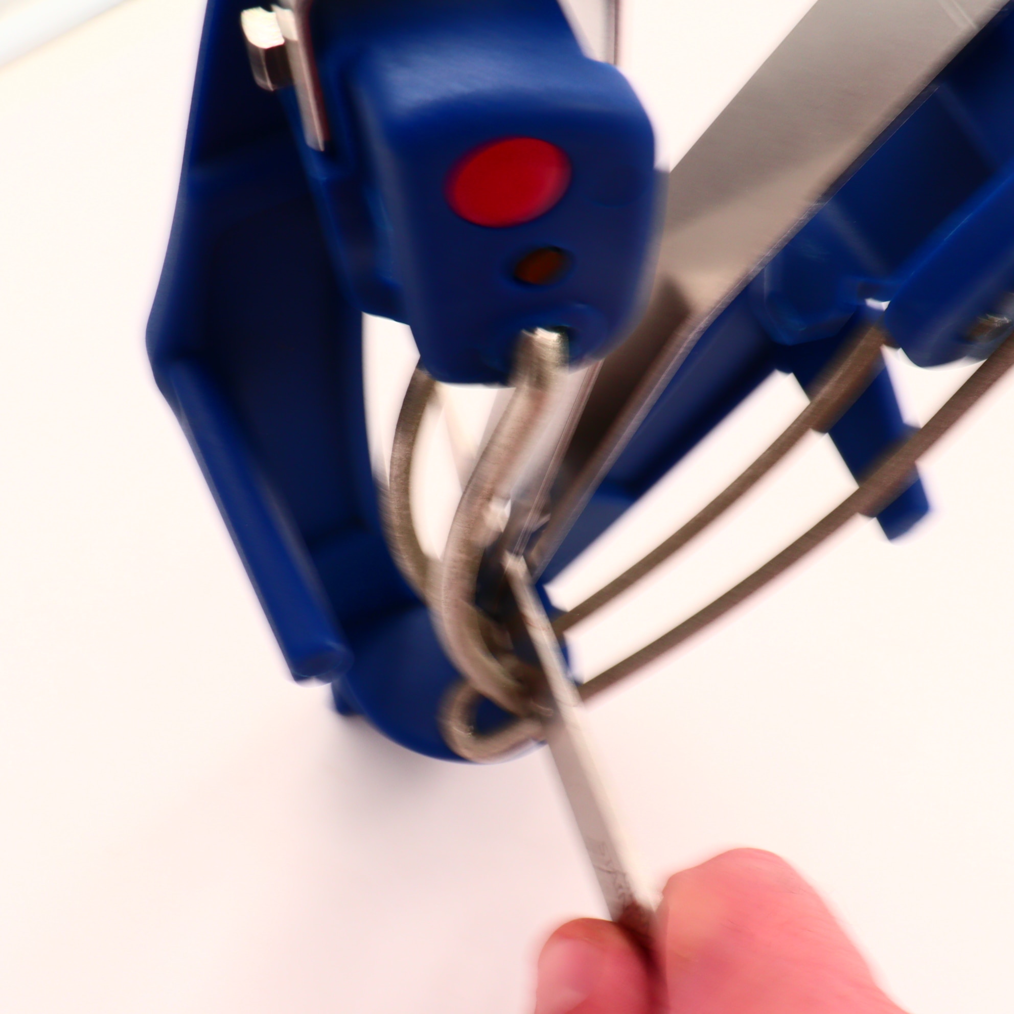 Dispozitiv ascutit cutite, ascutitor cutite Easy Sharp, albastru ...