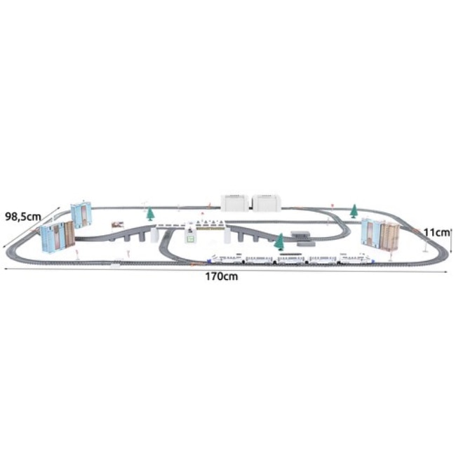Circuit trenulet electric CLASStitude, 86 elemente, tren, vagoane ...