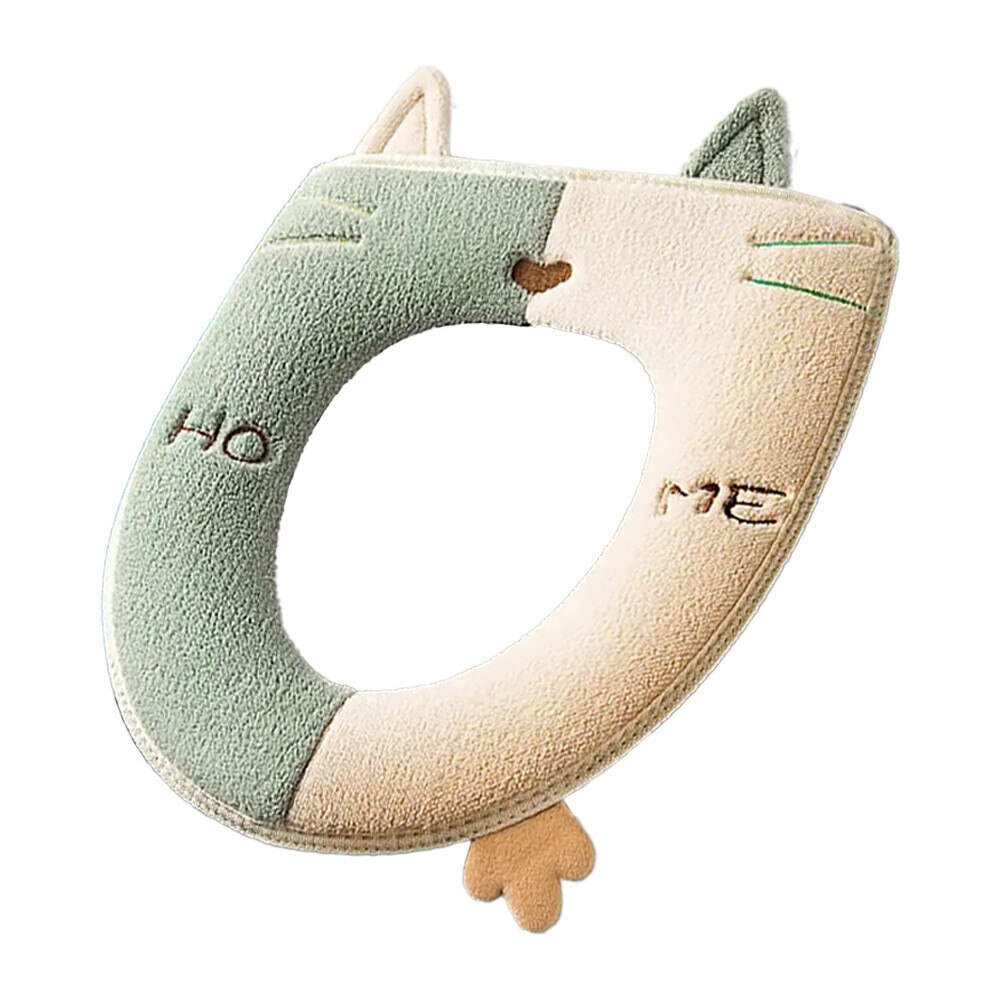 Husa, colac WC, confortabila, moale, cu fermoar, din Bumbac, Lana ...