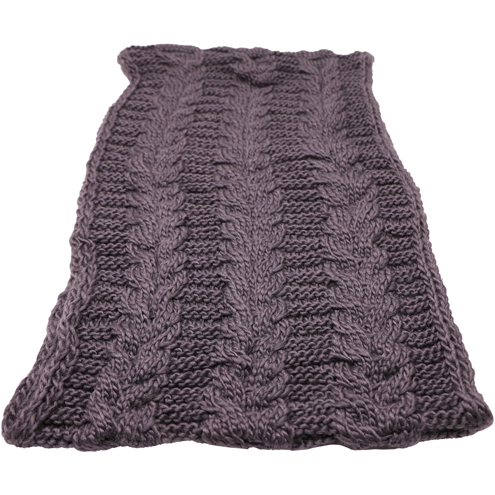 Fular circular unisex, tricotat, model spic de grau, B090-63 Gri - eMAG.ro