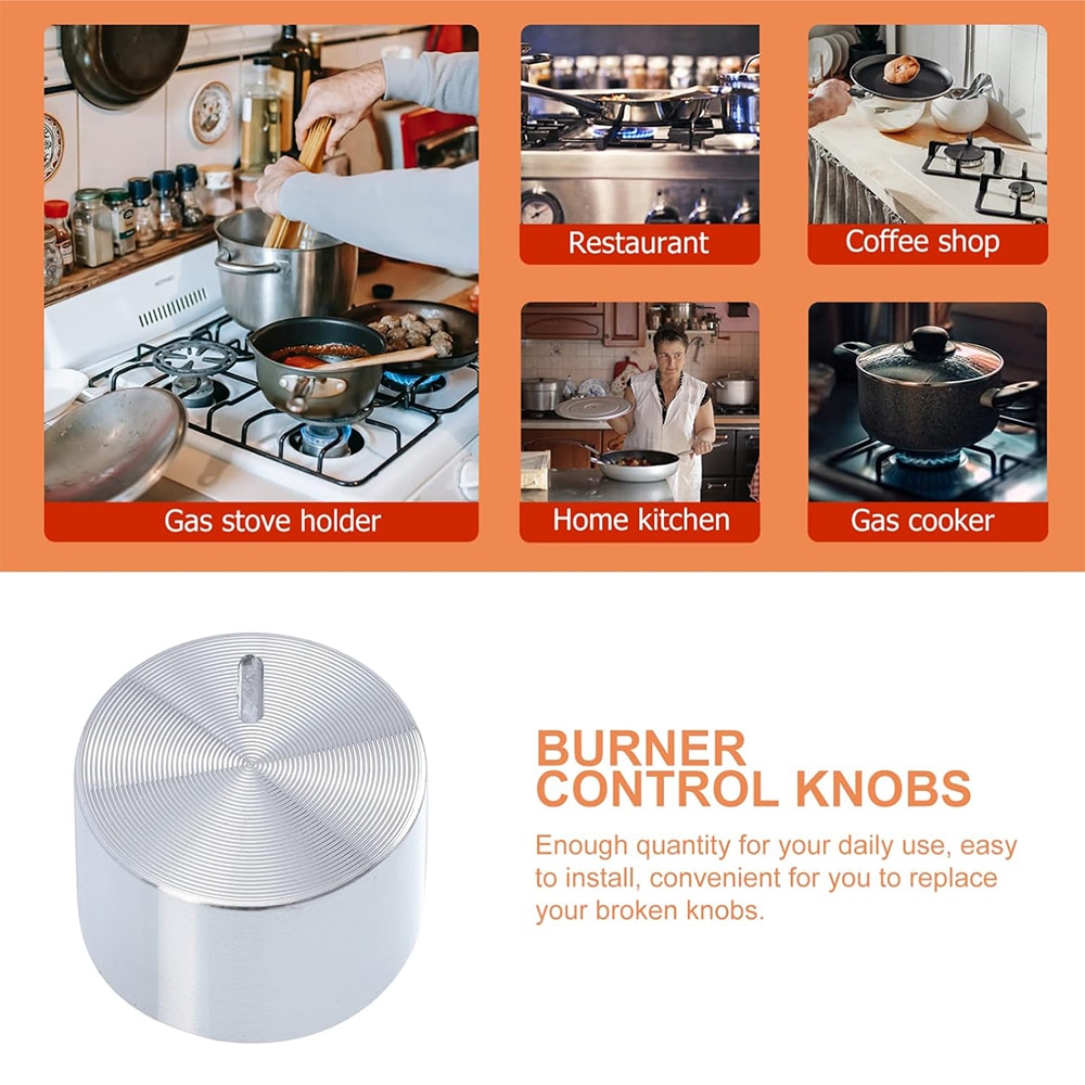 Set 4 butoane pentru plita incorporabila, Yefound®, 8mm, 3.6cm latime ...