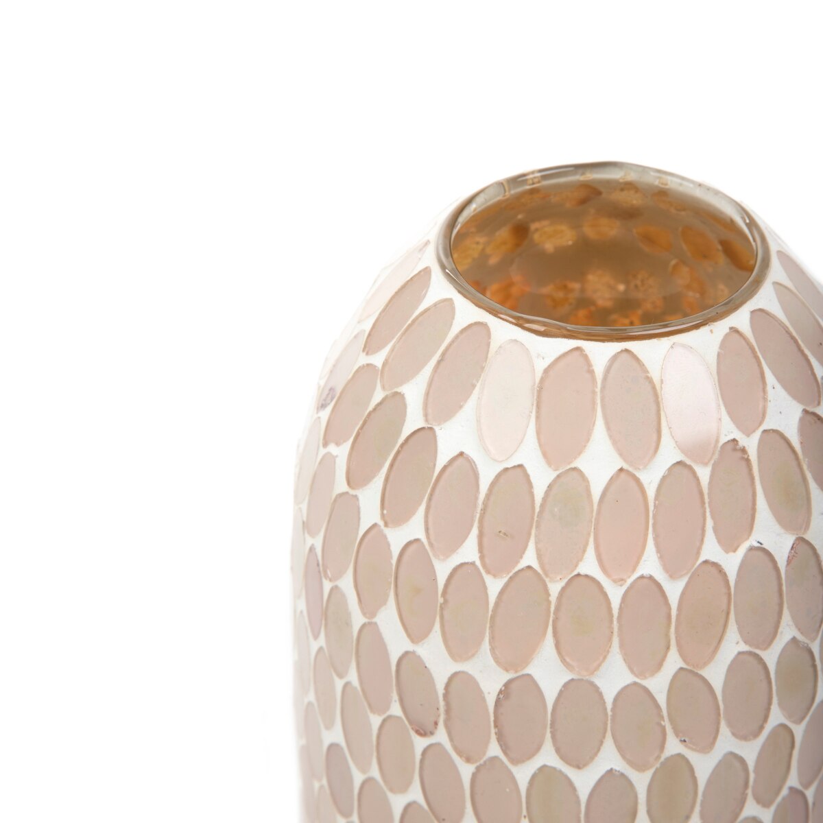 Vas TESSELI cu mozaic roz 23x13 cm Homla - eMAG.ro