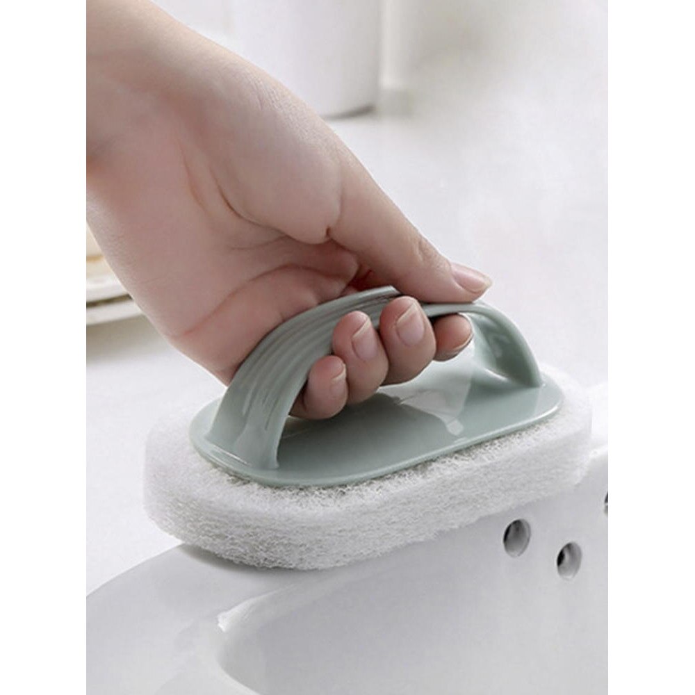 Burete de curatat cu maner, Suprafata dura, Bleu - eMAG.ro