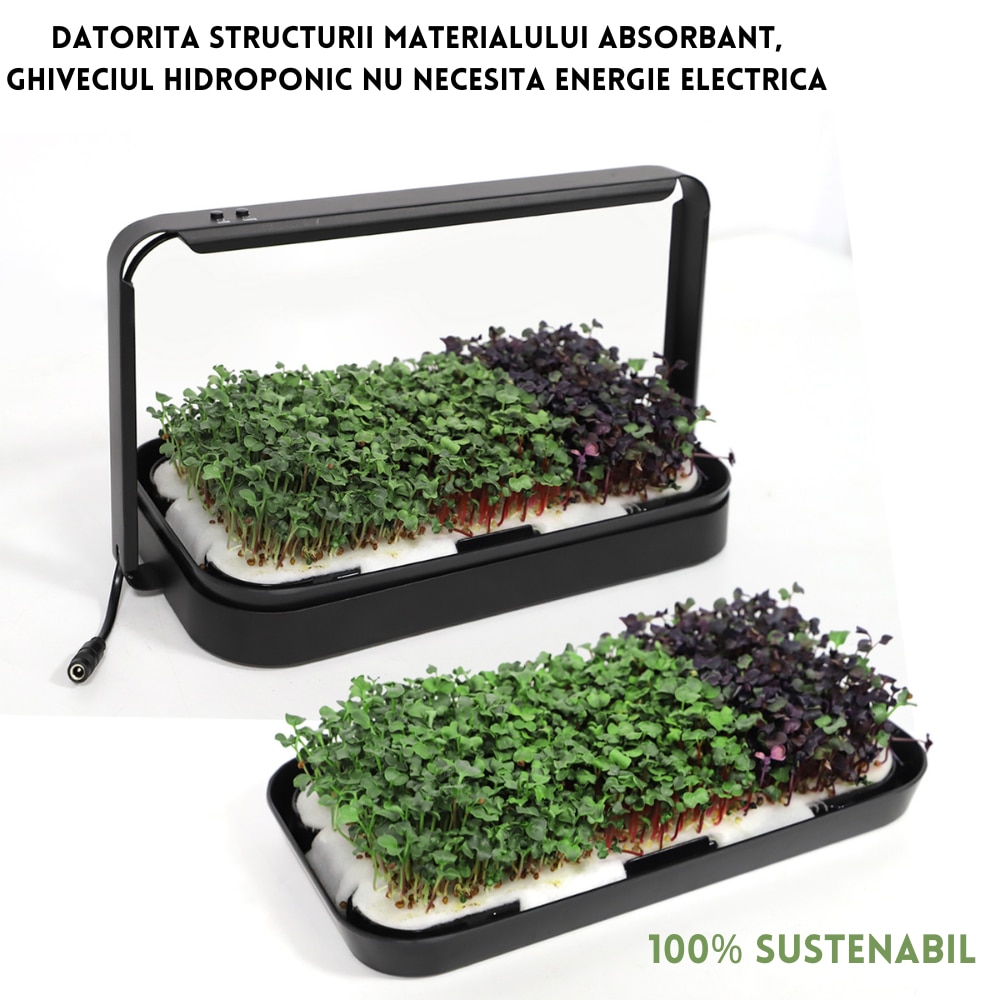 Kit de Crestere Microplante si Germeni RARINCARE, tip ghiveci ...