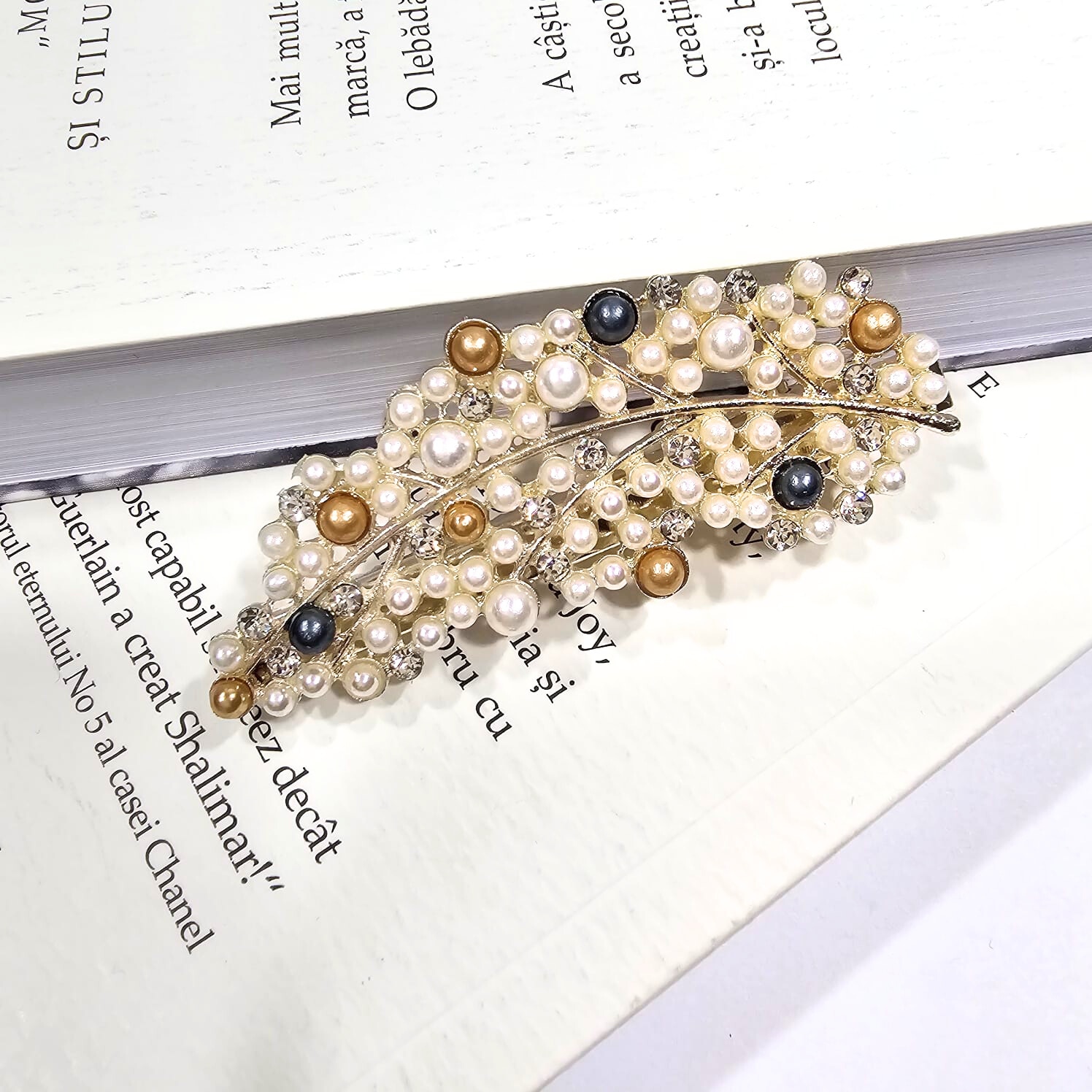 Clama par aurie cu perle - eMAG.ro