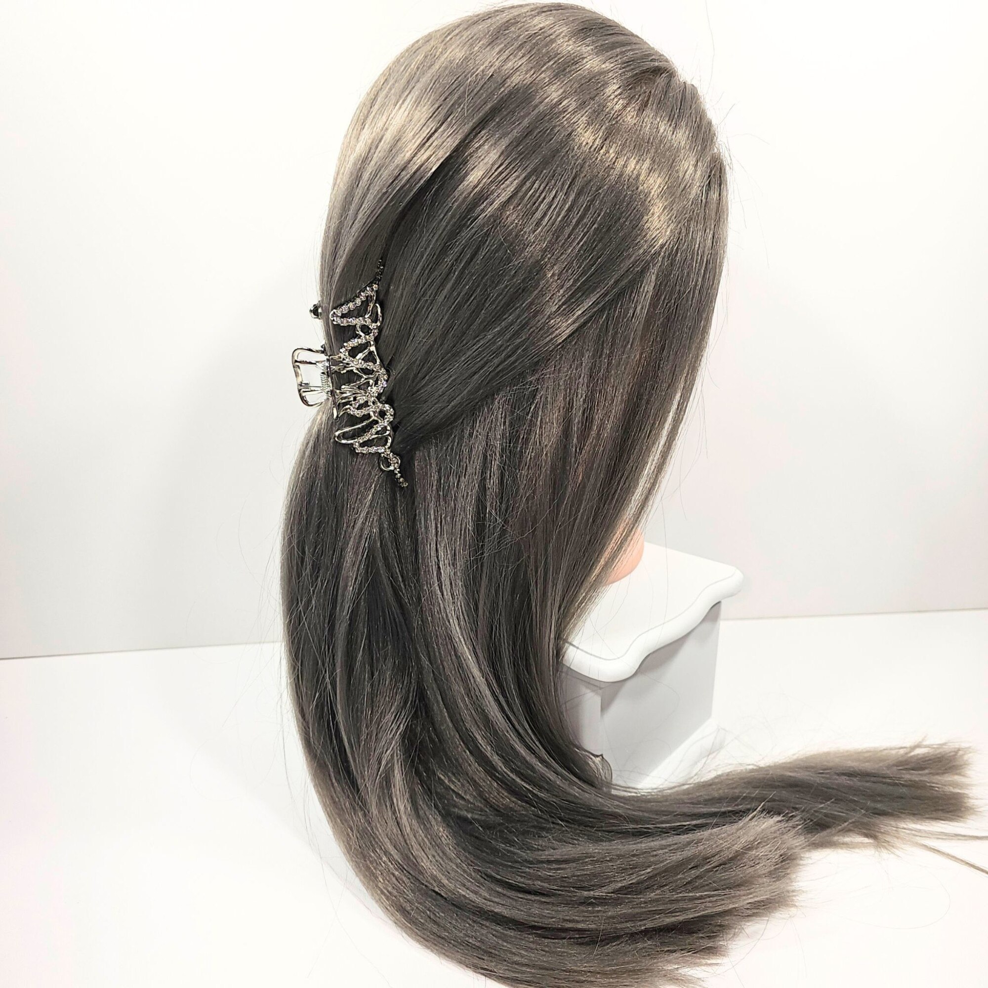 Clama par argintie cu strasuri - eMAG.ro