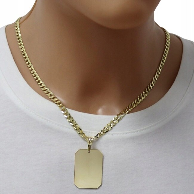 Colier barbati, Amor, Argint 925, Auriu - eMAG.ro