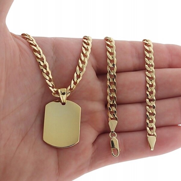 Colier barbati, Amor, Argint 925, Auriu - eMAG.ro