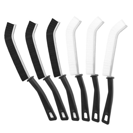 Set 6 perie pentru curatarea, JENOUS®, maner ergonomic si cap ingust ...