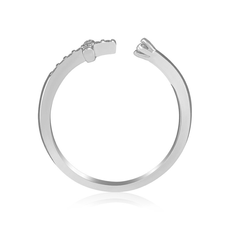 Inel Reglabil Cruce Argint 925 CZ CARLA M, R1002770 - eMAG.ro