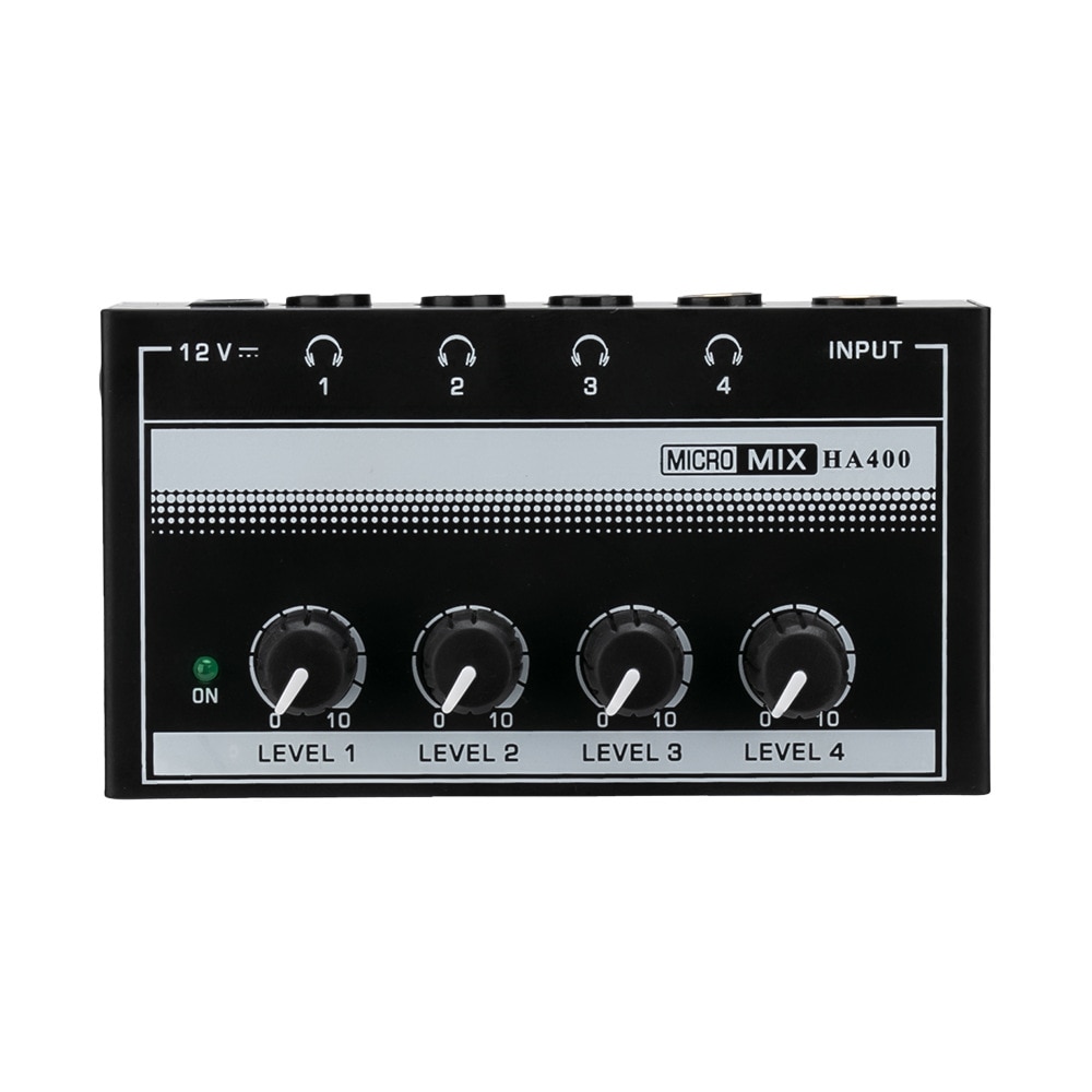 Mini Mixer Audio 1 in 4 Out, JESWO, cu jakcs stereo de 6.35 mm, Metal ...