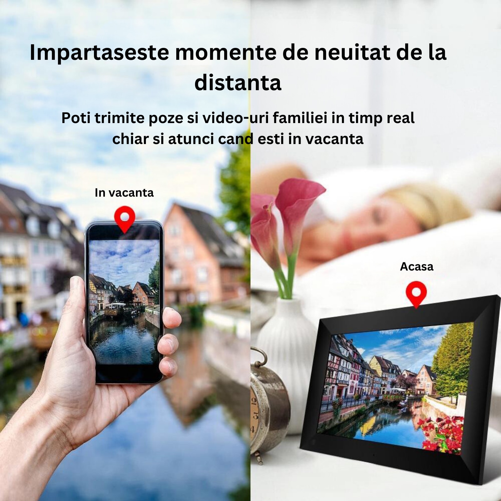 Rama Foto Digitala Infiniteea™ WIFI, 10.1 inch, Memorie Interna 32G ...